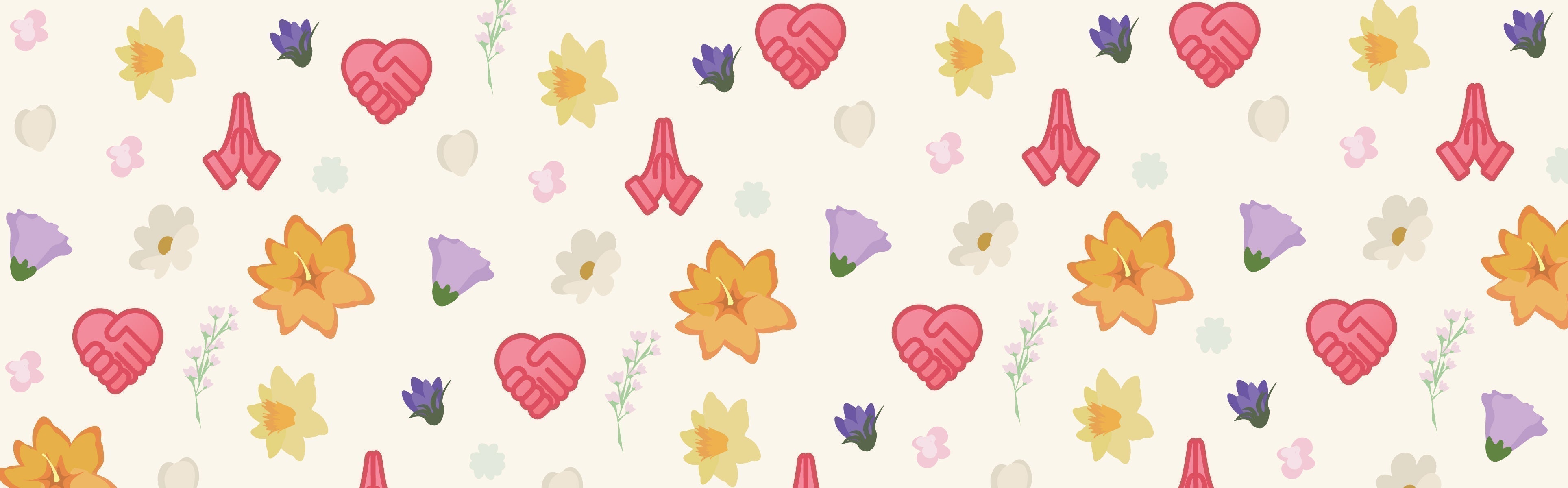 flower pattern text