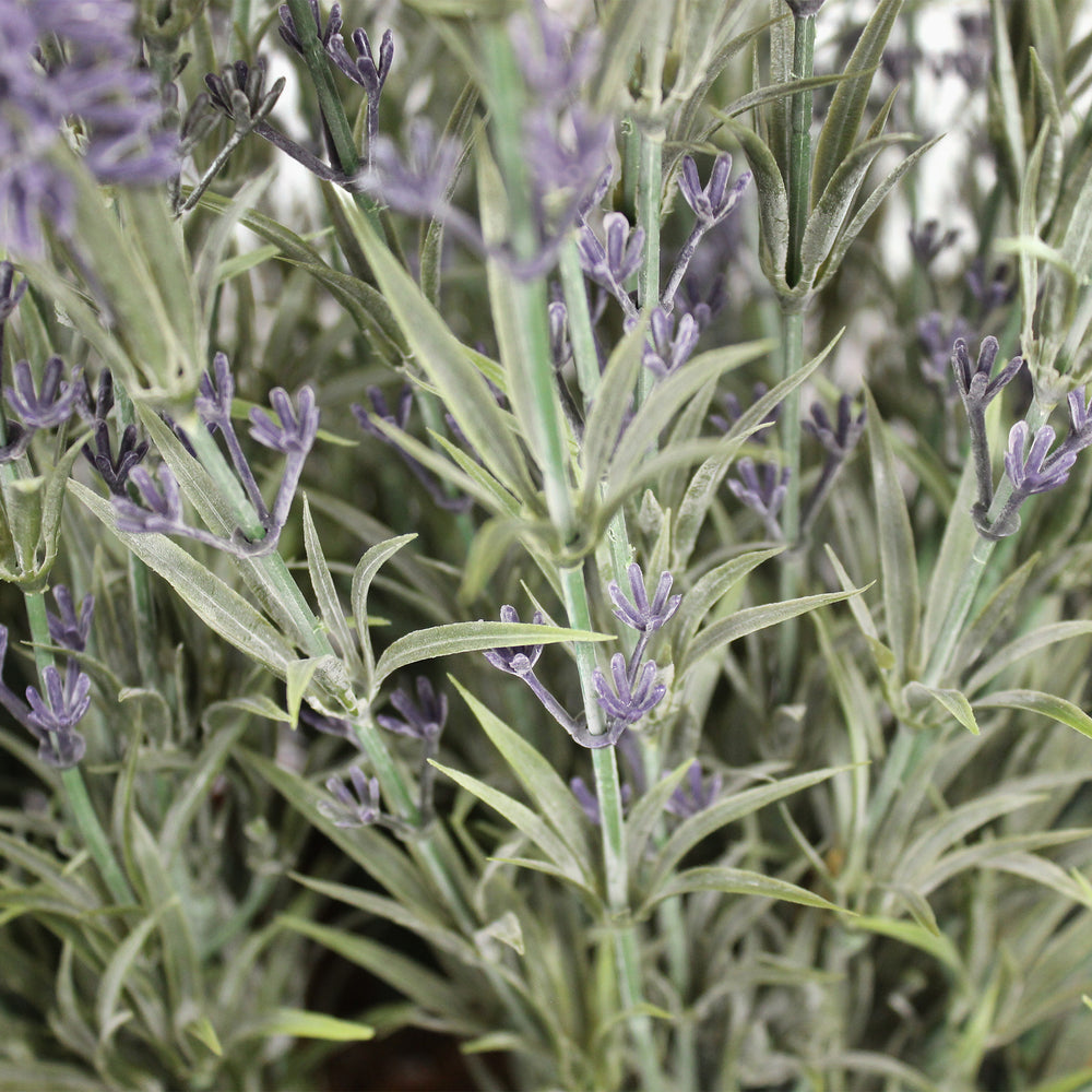 Artificial Lavender Patio Planter - Blooming Artificial
